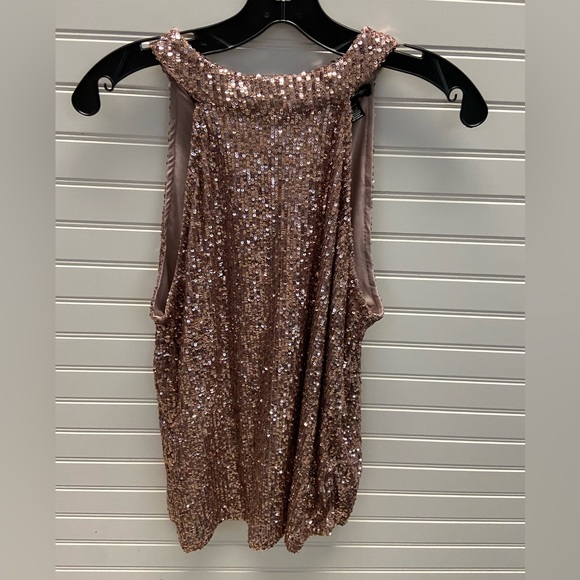 Cable & Gauge | Tops | Cable Gauge Blush Pink Sequined Tank | Poshmark
